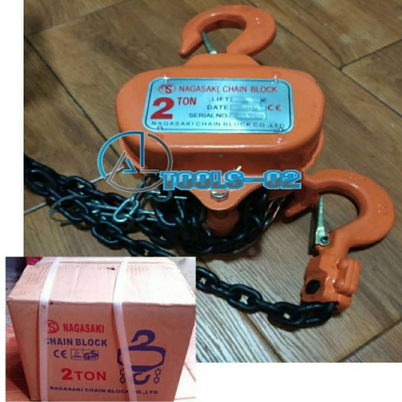 Promo chain block NAGASAKI 2ton 10meter chain hoist takel 2ton x 10m ...