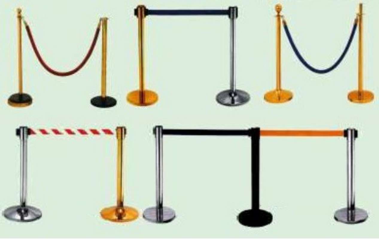 Jual Pembatas Tiang Antrian,railing Standq Line Divider Pita Tarik ...