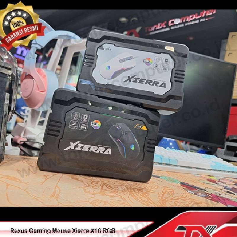 Promo Rexus Xierra X16 Rgb 7200Dpi Gaming Mouse Diskon 19% di Seller ...