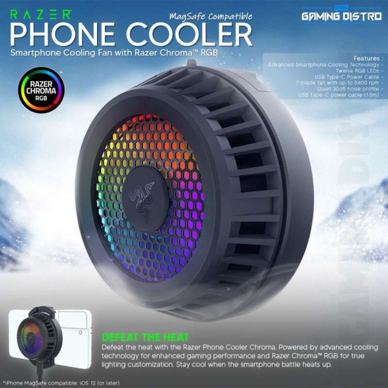 Promo Phone Cooler Chroma - MagSafe Compatible Cooling Fan RGB Chroma ...