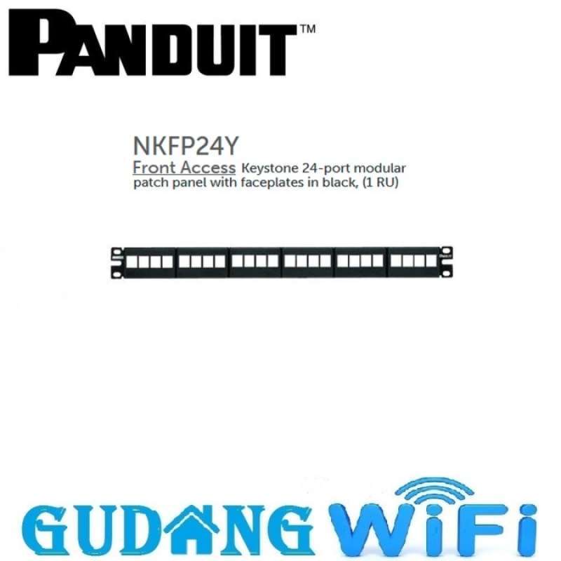 Promo Panduit Netkey Patch Panel Nkfp24y 24 Port Diskon 23% Di Seller ...