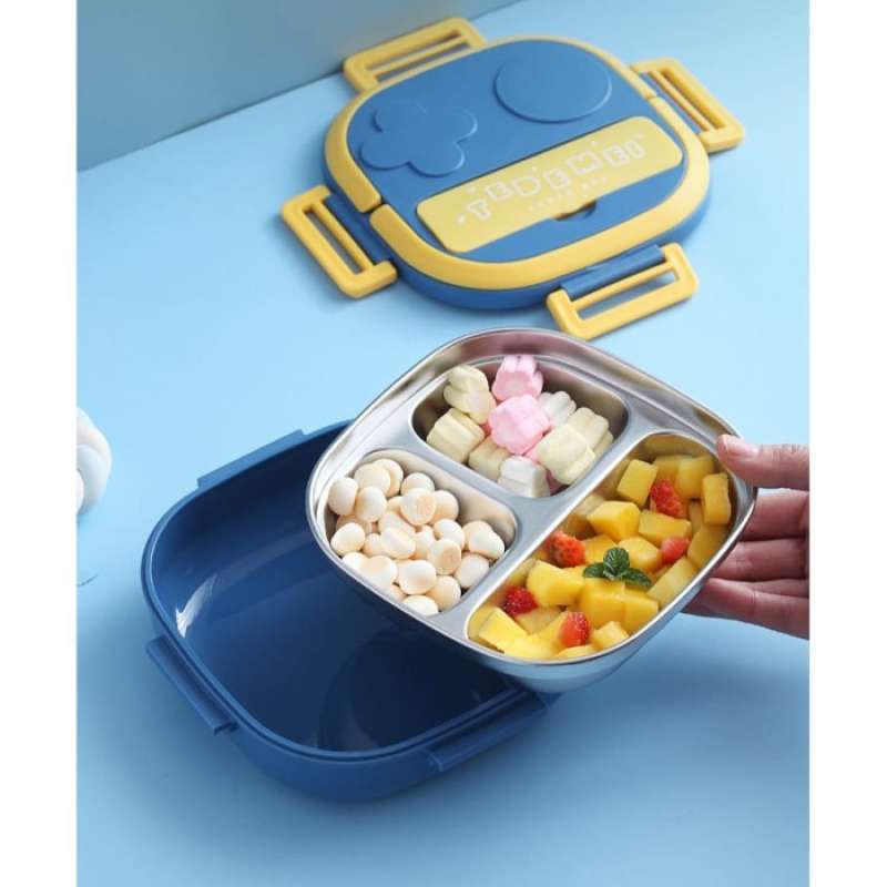 Jual Kotak Makan Anak Stainless 304 Kids Lunch Box Set Premium Rantang ...