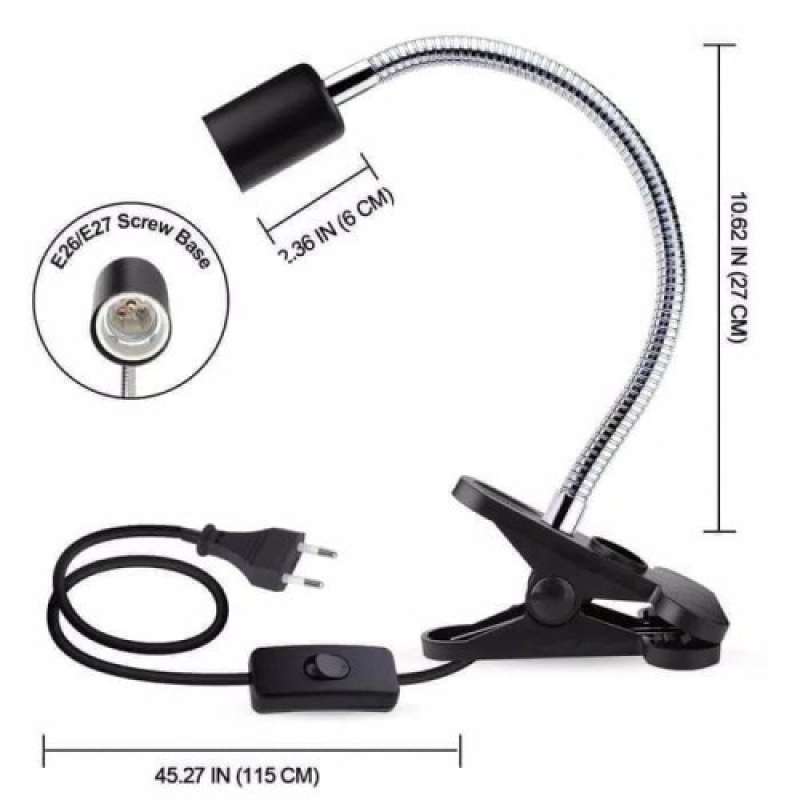 Promo Fiting Ceramic Jepit Nomoy Dgn Besi Lentur 360 Derajat + Dimmer ...