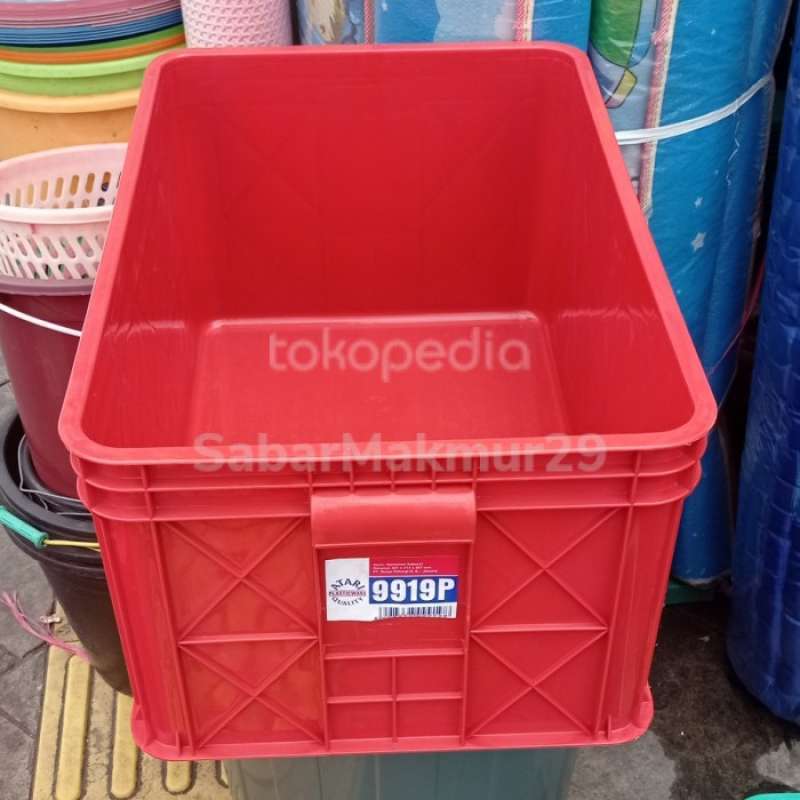 Promo Box Kontainer Industri - Merah, 9920 P - Merah Diskon 5% Di ...