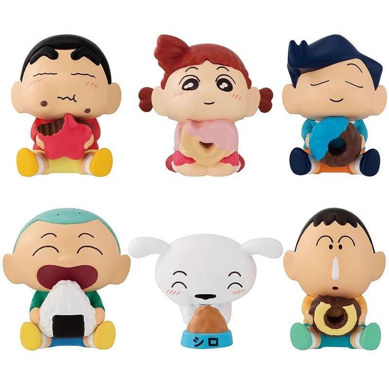 Promo Crayon Shin-chan Figure Chibi Shinnosuke Sakurada Nene Food Party ...