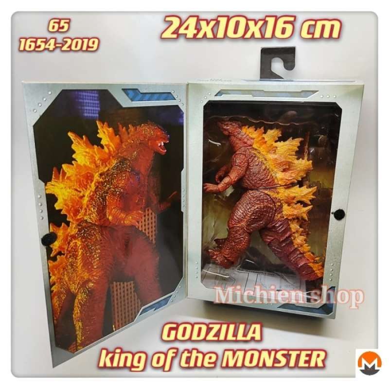Promo King of Monster Kaiju Burning Exclusive Godzilla Orange Figure ...