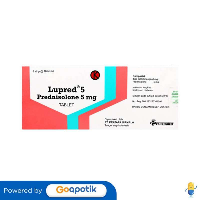 Jual LUPRED 5 MG BOX 30 TABLET di Seller APOTEK AZKA LANGKAT ...