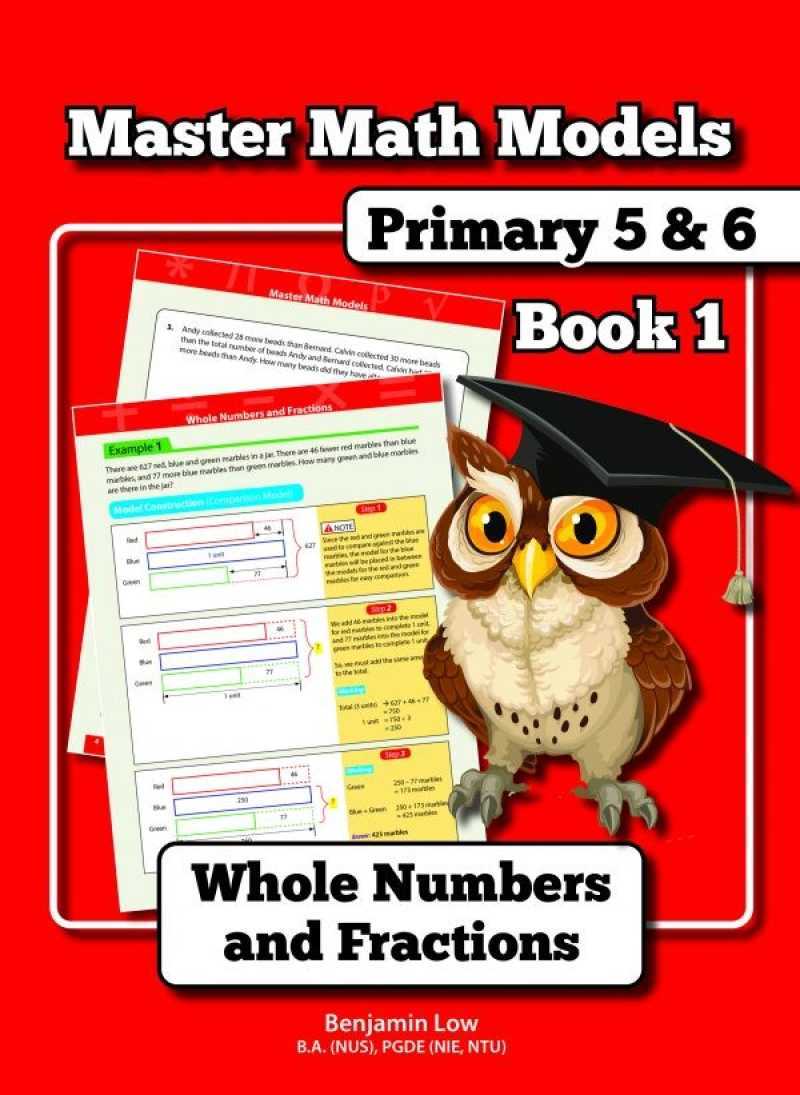 Promo Master Math Models Primary 5 & 6 Book 1 – Whole Numbers And ...