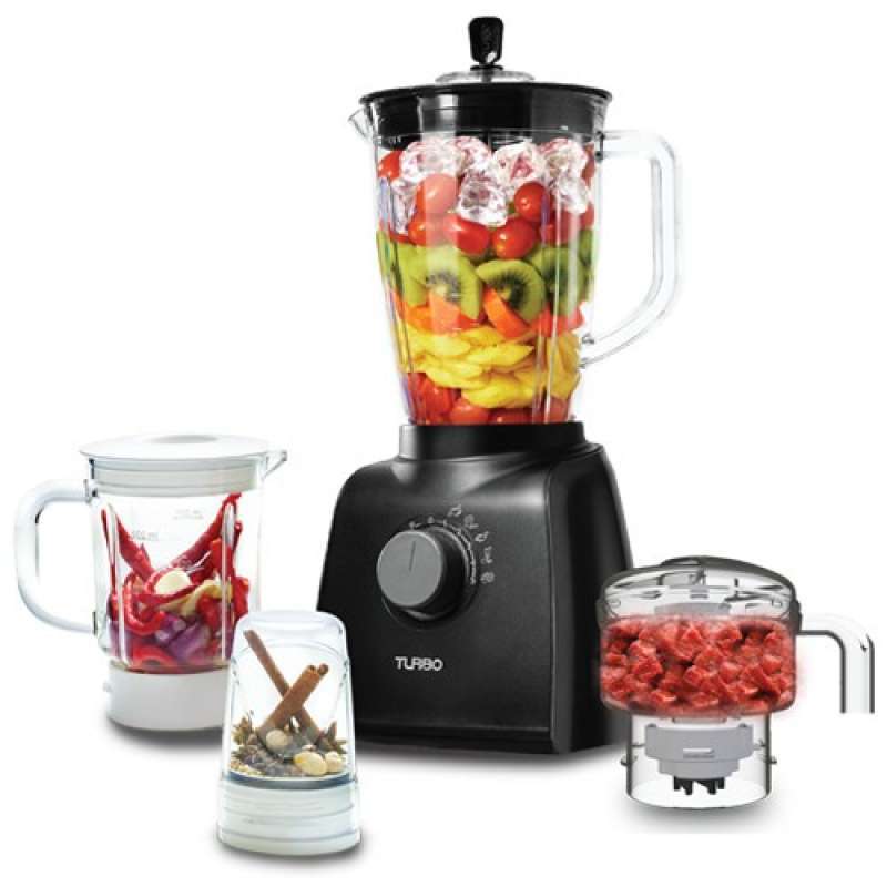 Promo Turbo Blender Plastik EHM 8035 2L 4-in-1 (Black) Diskon 23% di ...