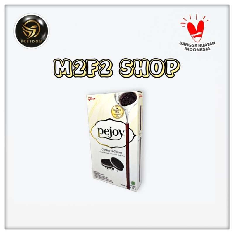 Promo Pejoy Cookies & Cream | Biskuit Stik Cokelat Vanila Susu - 37 Gr (kemasan 6 Pcs) Diskon 18 ...