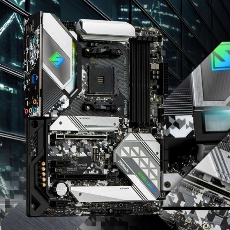 Promo Asrock B550 Steel Legend Amd Am4 Motherboard Diskon 23% Di Seller ...