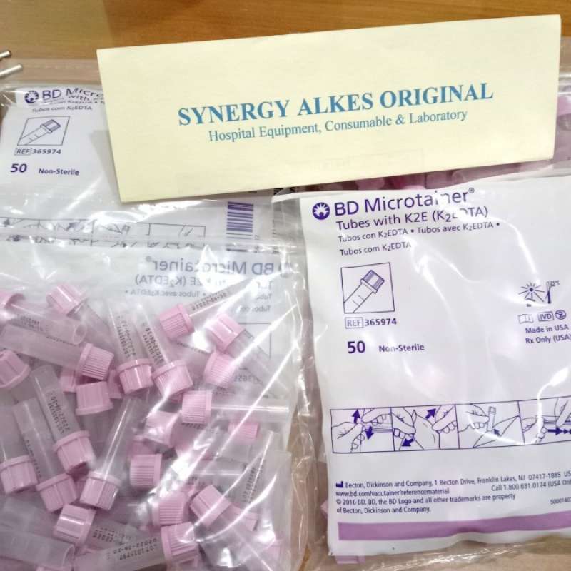 Promo Bd Microtainer Edta 0,5 Ml ( Cat, 365974 ) Micro Tube Diskon 17% ...