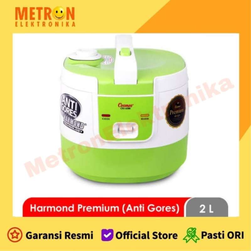 Promo Cosmos Crj 6288 G / Rice Cooker 2 Liter Green / Penanak Nasi ...
