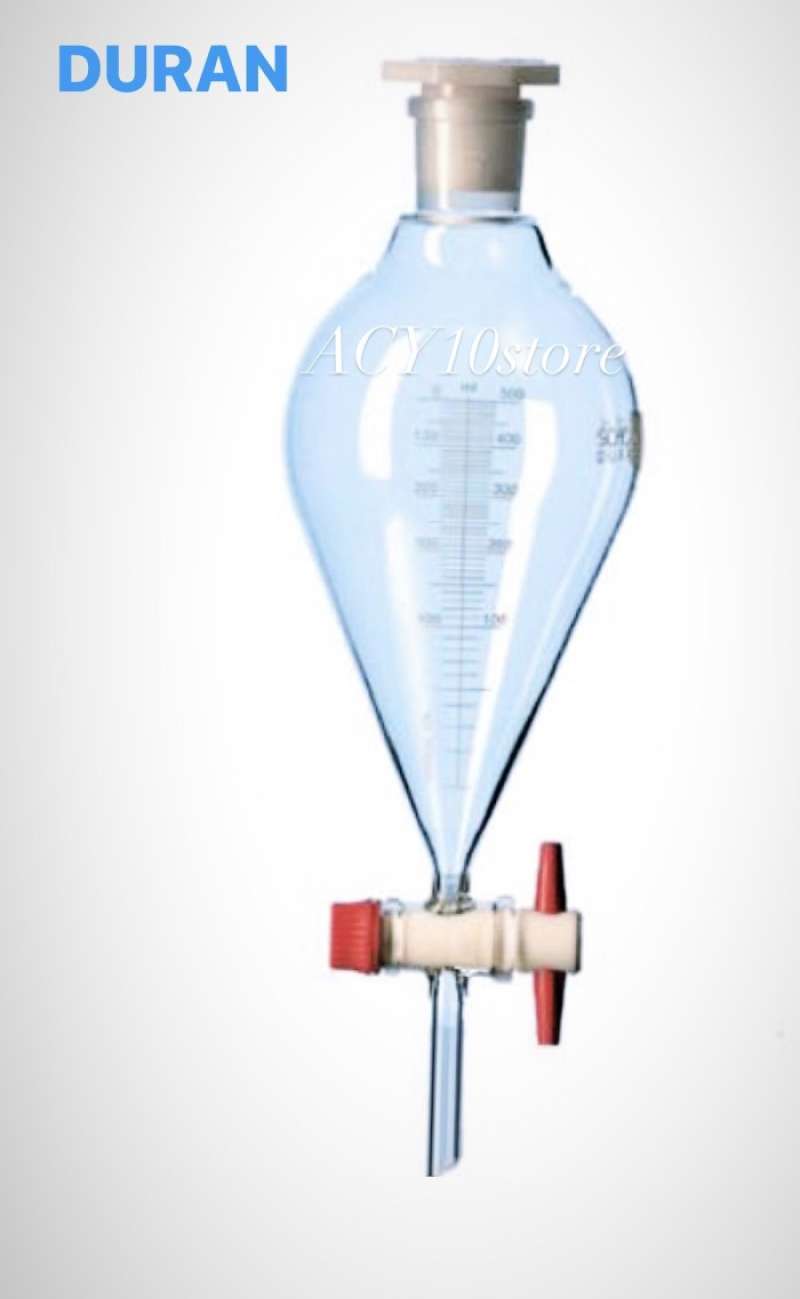 Promo Duran Separating Funnel With Ptfe Key, With Scale, 500ml, 1000ml ...
