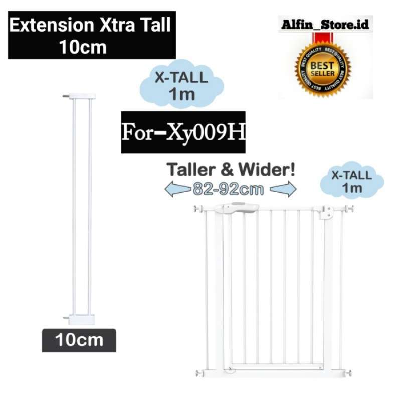Promo Baby Safe Extra Tall Extension 10cm Safety Gate Pagar Pengaman ...