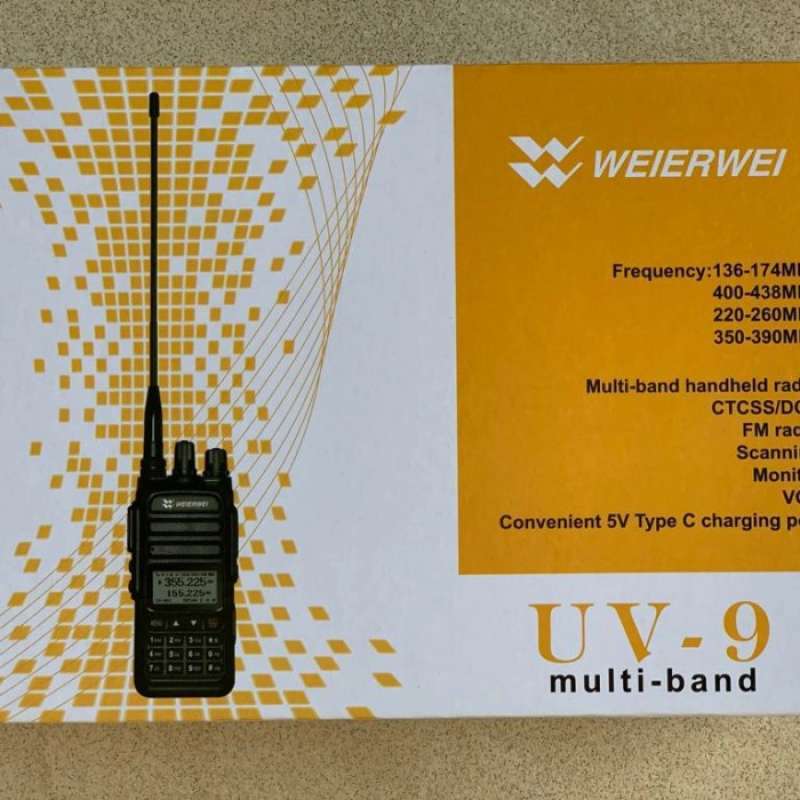 Promo Ht Weierwei Uv-9 Multi Band Original Diskon 23% Di Seller Rocho Store - Kebon Kacang, Kota ...