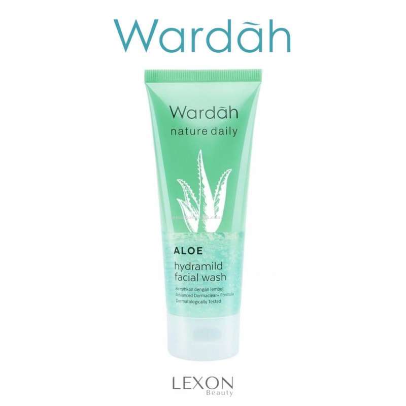 Jual [Wardah] Nature Daily Aloe Hydramild Facial Wash 100 ml di Seller ...