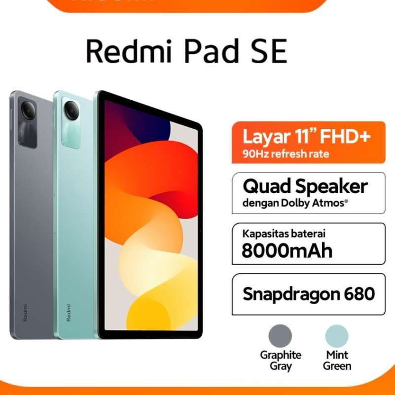 Jual Xiaomi Redmi Pad Se Cover (4gb/128gb) - Garansi Resmi - Green ...