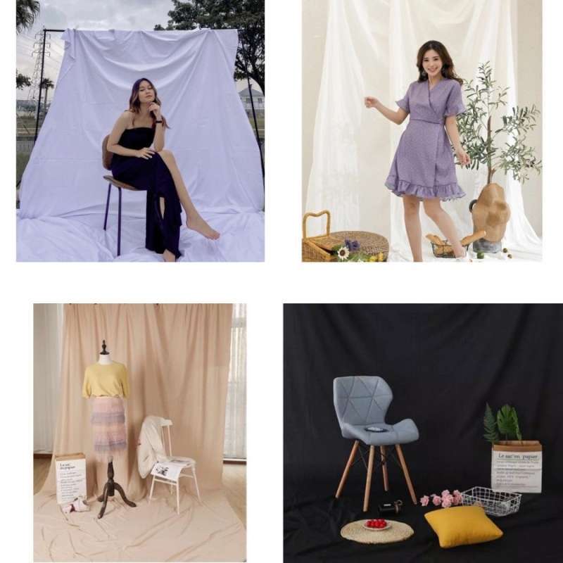 Promo Kain Background Foto Merah Uk 6 Meter X 2.4m Backdrop Foto Studio ...