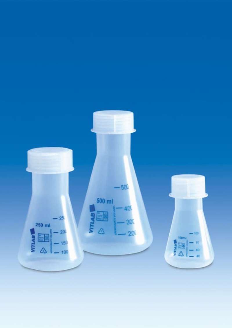 Jual Labu Erlenmeyer Plastik (erlenmeyer Flask), 500 Ml, Vitlab Di ...