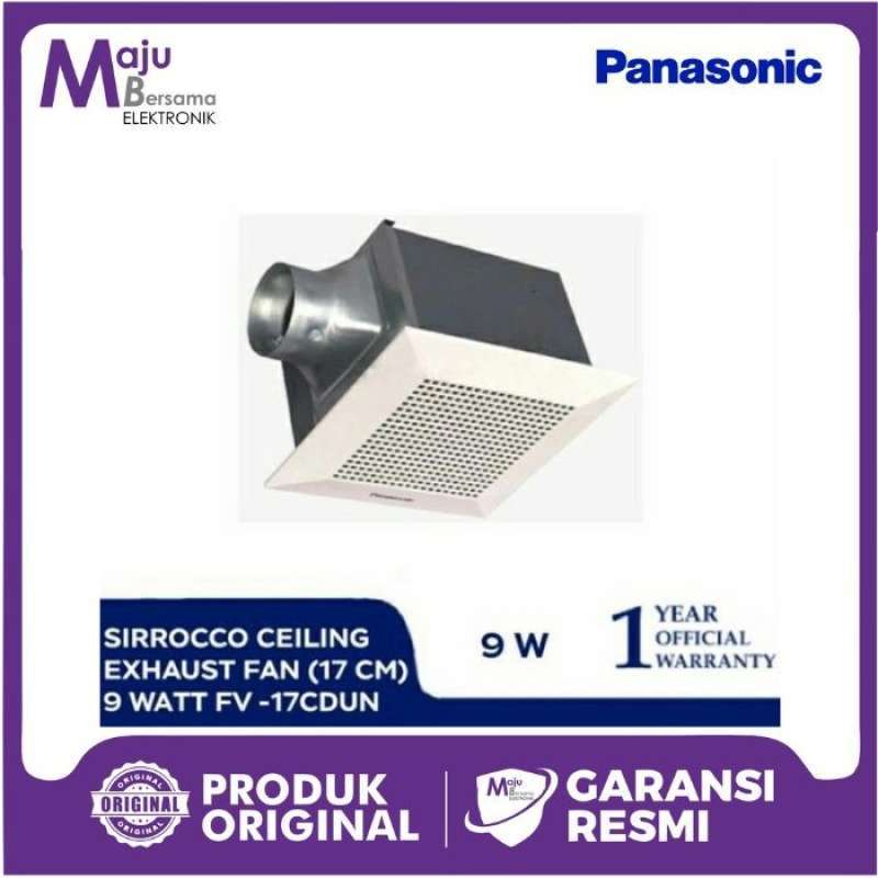 Promo Panasonic Exhaust Fan Sirocco Fv - 17cdun2 Diskon 23% Di Seller ...