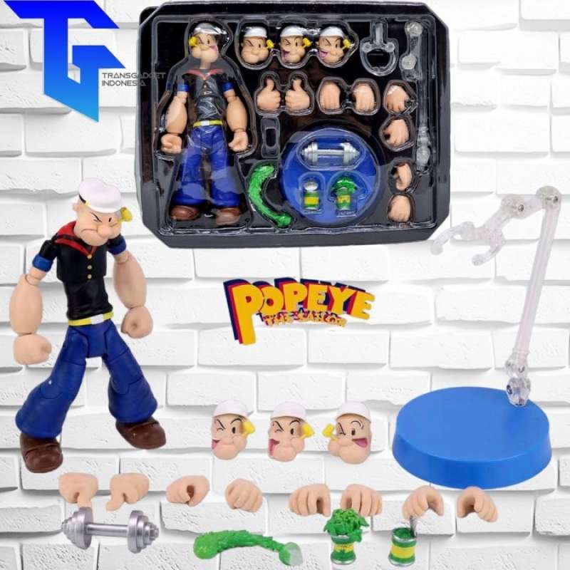 Promo Dasin Model Popeye The Sailor Man 1/12 Scale Action Figure Diskon ...