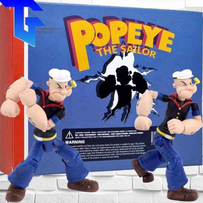 Promo Dasin Model Popeye The Sailor Man 1/12 Scale Action Figure Diskon ...