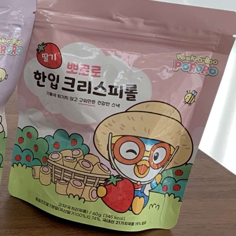 Promo Pororo Crispyroll Bite Size Strawberry - Strawberry Diskon 27% Di ...