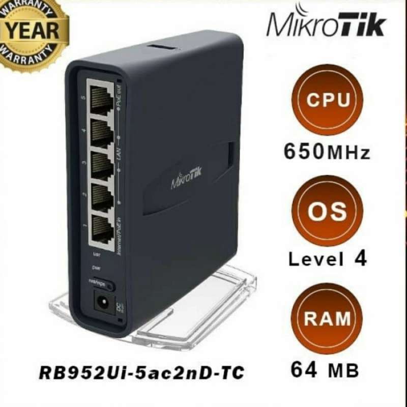 Promo Mikrotik RB952Ui-5ac2nD-TC Router Indoor Diskon 23% di Seller ...