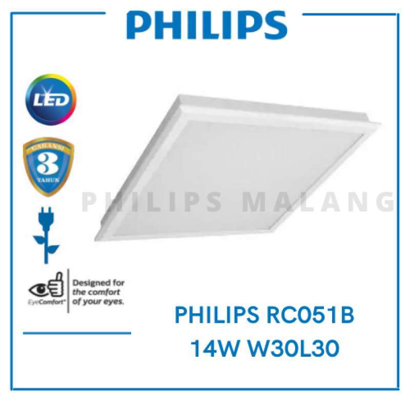 Jual Philips Rc051b 14w W30 L30 - Lampu Led Panel Rc051 Kotak 30 X 30 Cm - Putih 6500k Di Seller ...