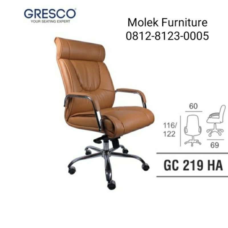 Promo Kursi Kantor/Kursi Kerja/Kursi Manager Gresco Gc219Ha-Molek_Furniture Diskon 23% di Seller ...
