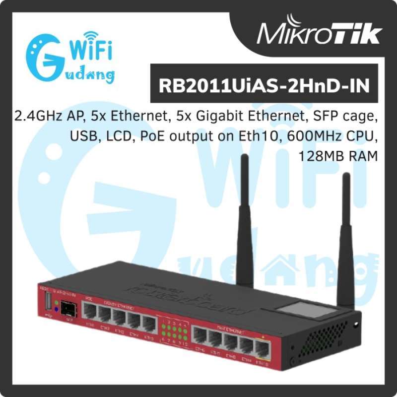 Promo Mikrotik Routerboard Rb2011uias-2hnd-in Wireless Router Diskon 23 ...