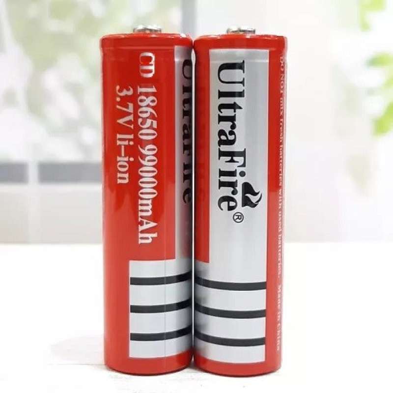 Jual Battery Ultrafire 18650 Sx 99000maH 3,7v Rechargeable Lithium Li ...