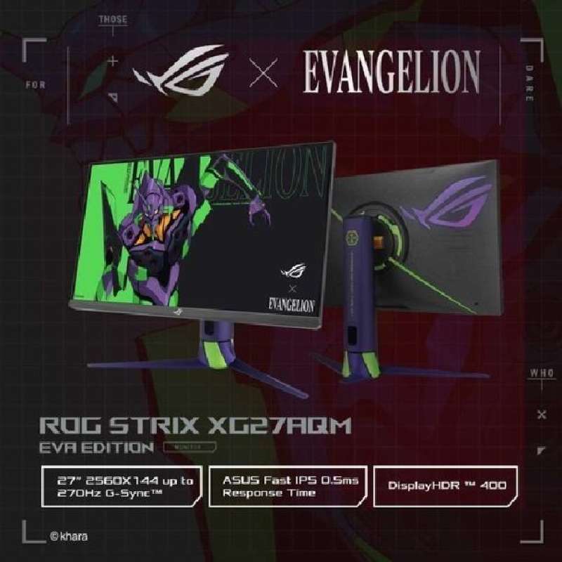 Jual Asus ROG Strix MONITOR XG27AQM-G EVA Edition EVANGELION WQHD IPS ...