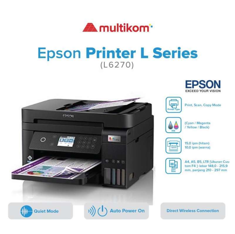 Jual PRINTER EPSON L6270 PRINTER ALL IN ONE DUPLEX WI-FI ADF di Seller ...