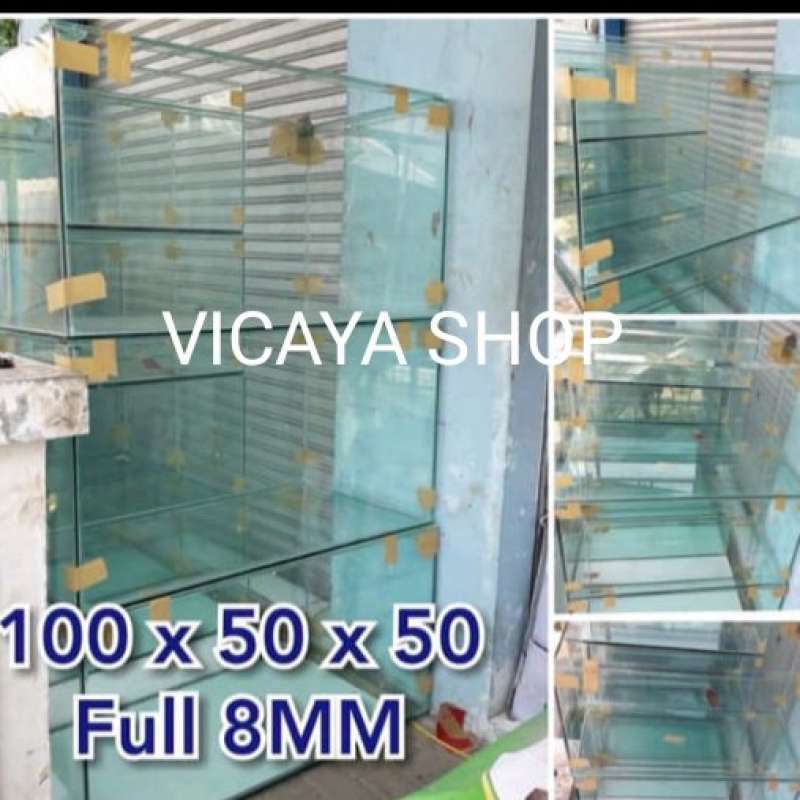 Promo Aquarium Kaca Ukuran 100x50x50 Full 8mm Diskon 23% Di Seller Laraji Store - Kalibata, Kota ...