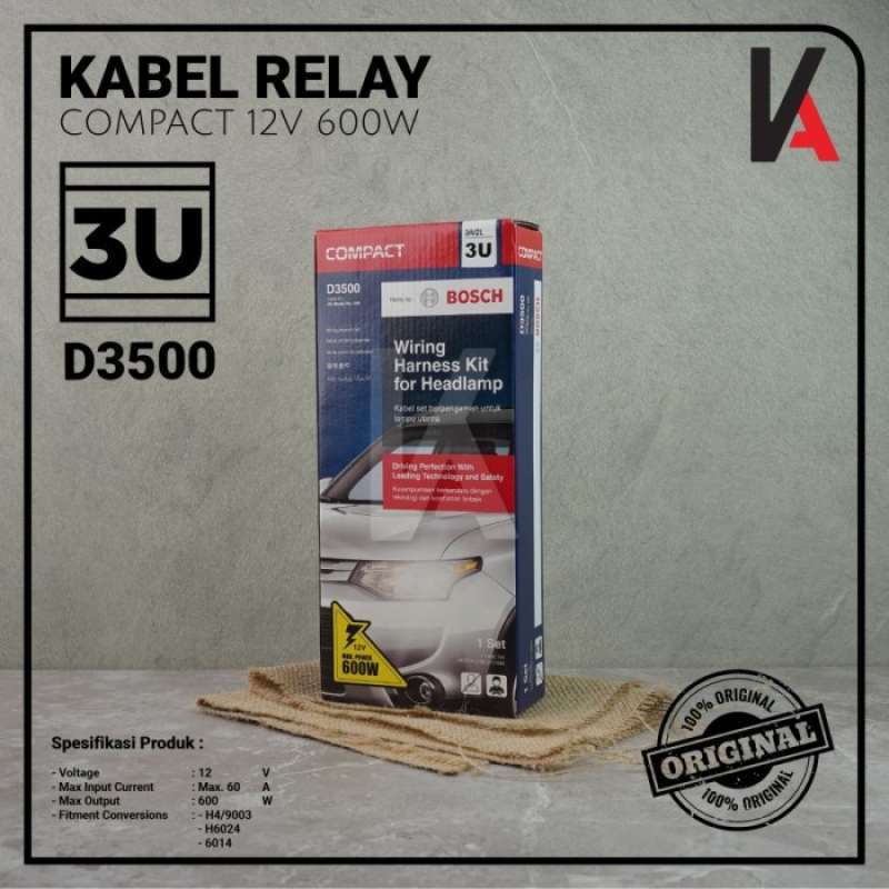 Promo Kabel Relay Set Lampu Depan Headlamp H4 Mobil 3 Original Diskon ...