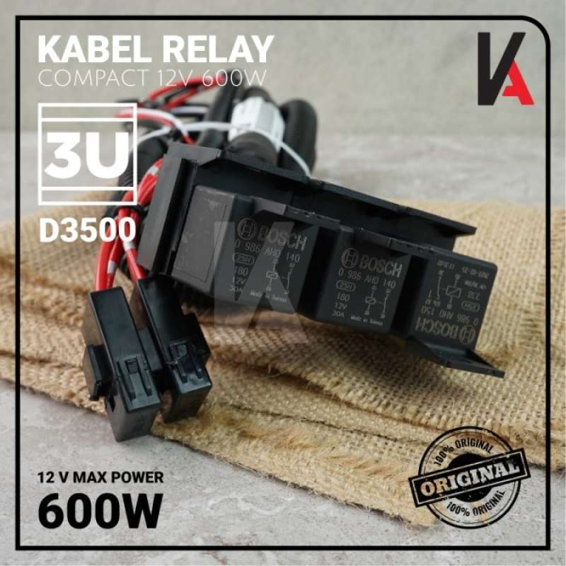 Promo Kabel Relay Set Lampu Depan Headlamp H4 Mobil 3 Original Diskon ...
