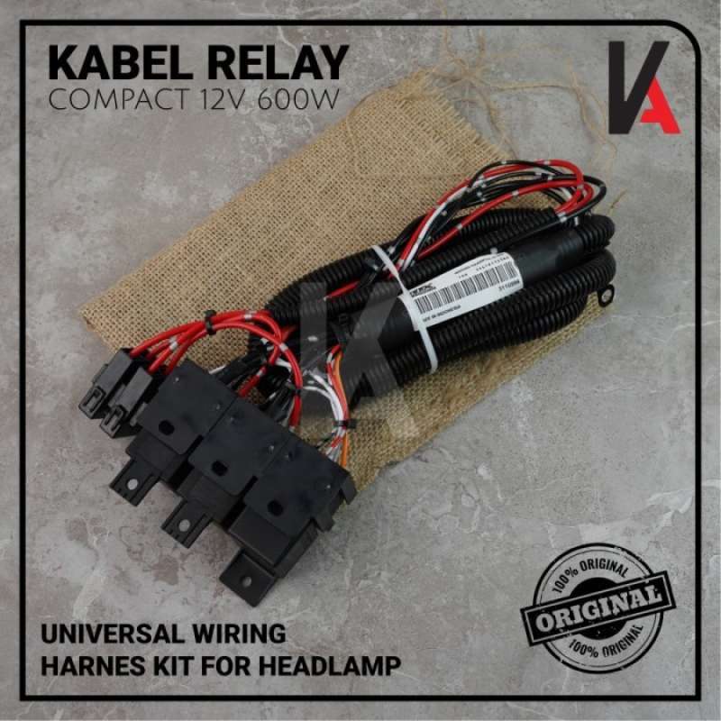 Promo Kabel Relay Set Lampu Depan Headlamp H4 Mobil 3 Original Diskon ...