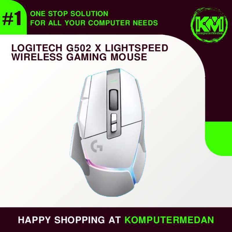 Jual Logitech G502 X Plus Mouse Gaming Wireless RGB HERO 25K DPI ...