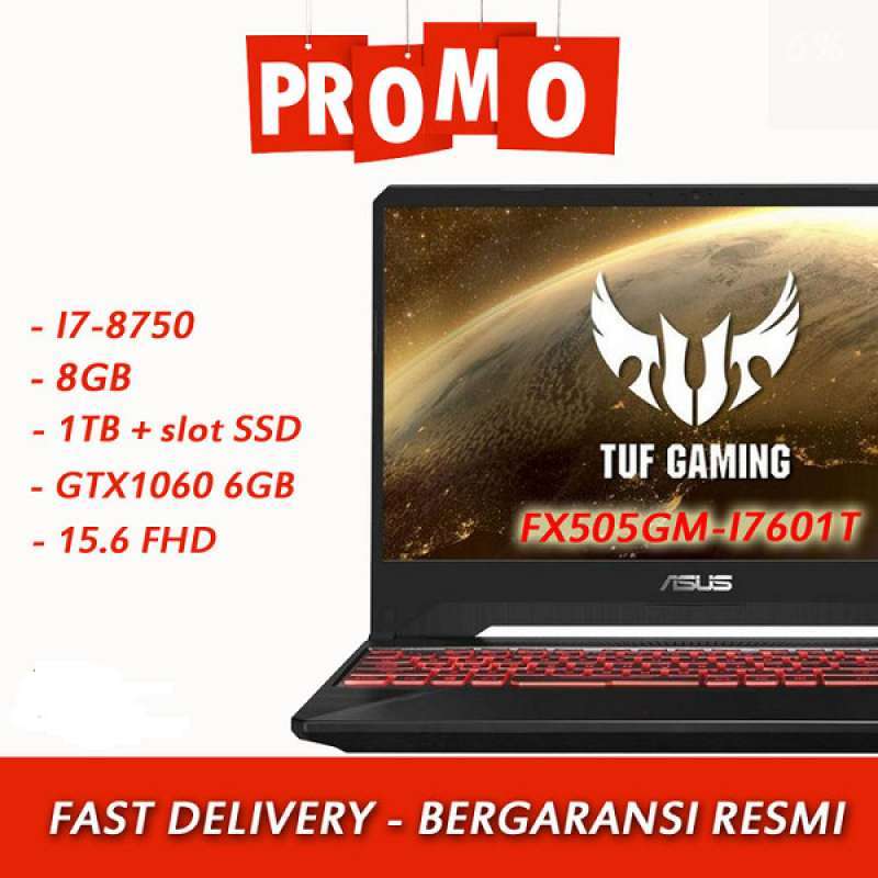 Promo Asus Tuf Fx505gm # I7-8750h 8gb Gtx1060 6gb !! Diskon 33% Di Seller Komputermu Store ...