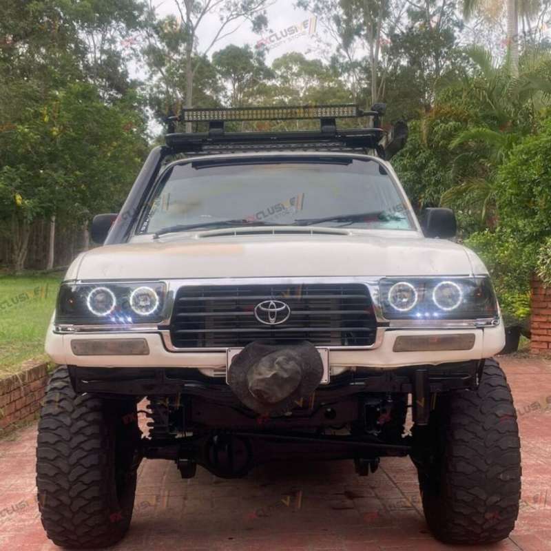 Jual Headlamp Landcruiser Vx80 Fj80 1990 1998 Angel Eyes Projector ...