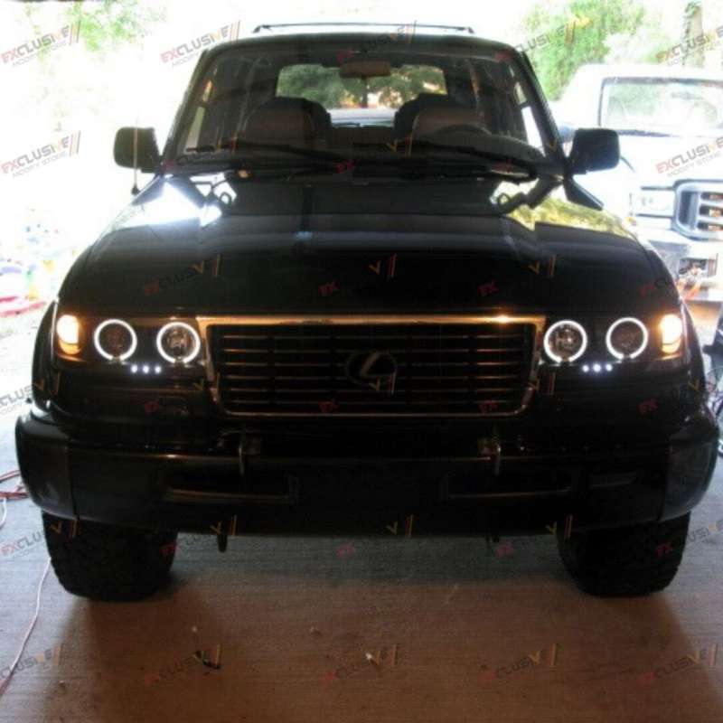 Jual Headlamp Landcruiser Vx80 Fj80 1990 1998 Angel Eyes Projector ...