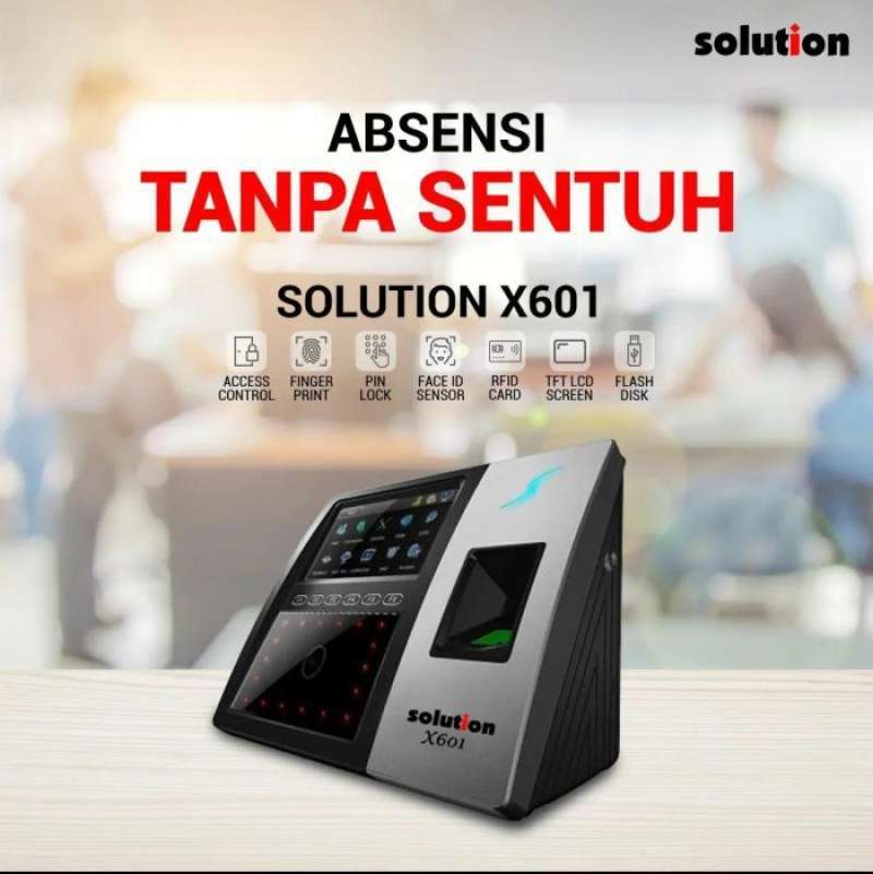 Jual Solution Mesin Absensi X601 Support Akses Door Wajah , Finger, Kartu Di Seller Amartha ...