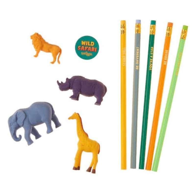 Promo Smiggle Safari & Unicorn Pencils And Erasers Box Set Diskon 23% ...