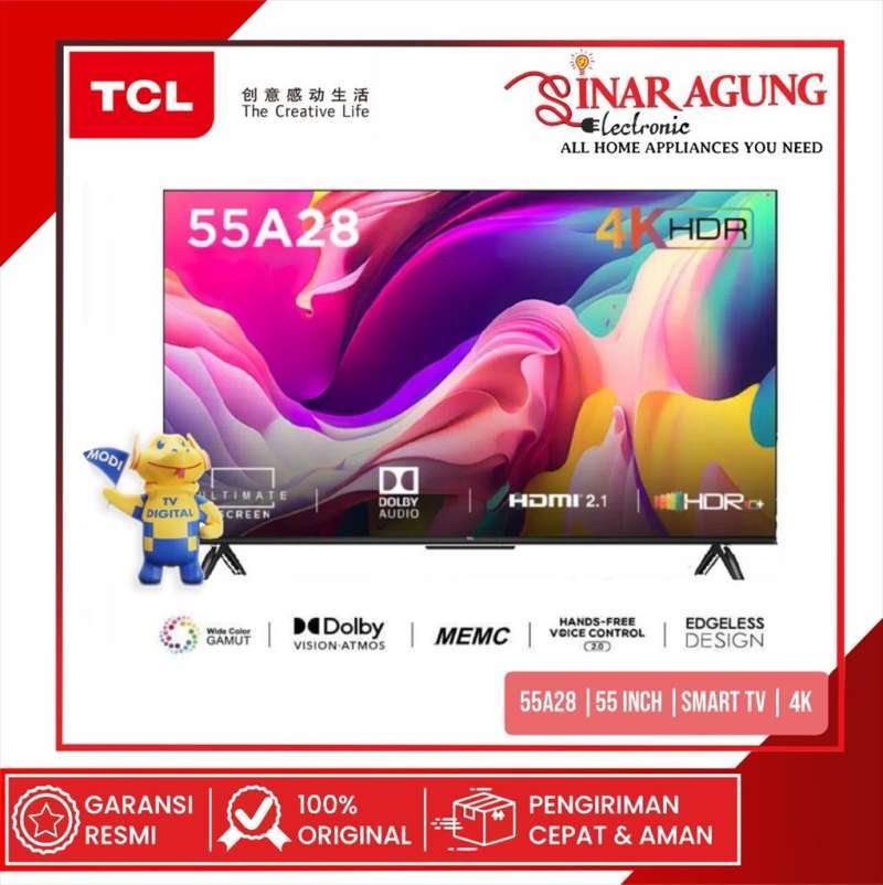 Jual Led Tv Tcl 55a28 / A28 55 Inch Google Tv Android Smart Tv 4k 100% Ori Di Seller Supreme ...