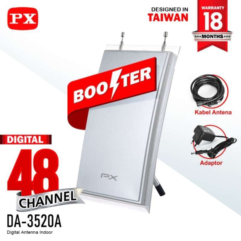 Promo Antena Tv Digital Analog Indoor Antenna Da-3520a Diskon 23% Di Seller Gogodan Store ...