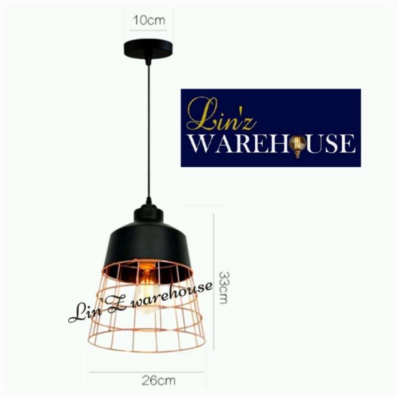 Promo Lampu gantung cafe resto BLACK ROSE GOLD SERIES X pendant light Diskon 23% di Seller PT ...