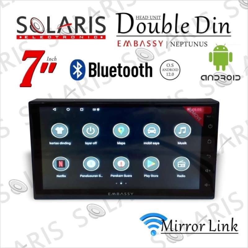 Promo Terbaik Head Unit Double Din Android Merk Embassy Diskon 10% Di ...