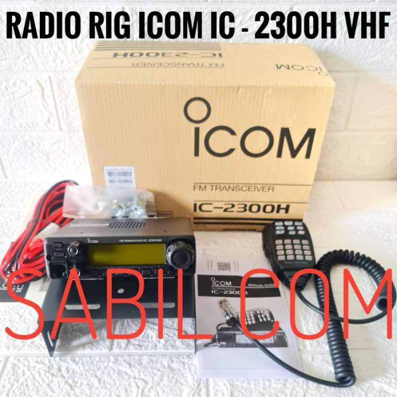 Promo Radio Rig Icom Ic 2300h Vhf / Rig Icom 2300 Garansi Resmi Diskon ...